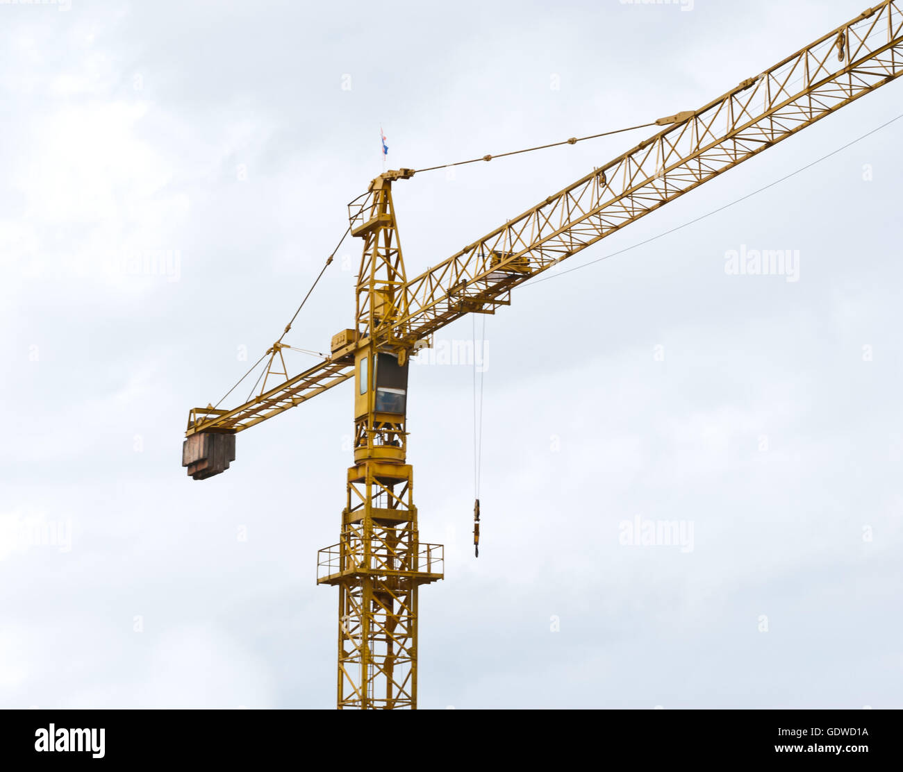 Tower construction crane Stock Photo - Alamy