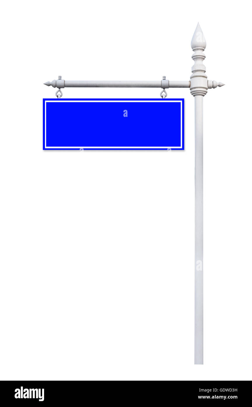 Blue signboard hi-res stock photography and images - Alamy