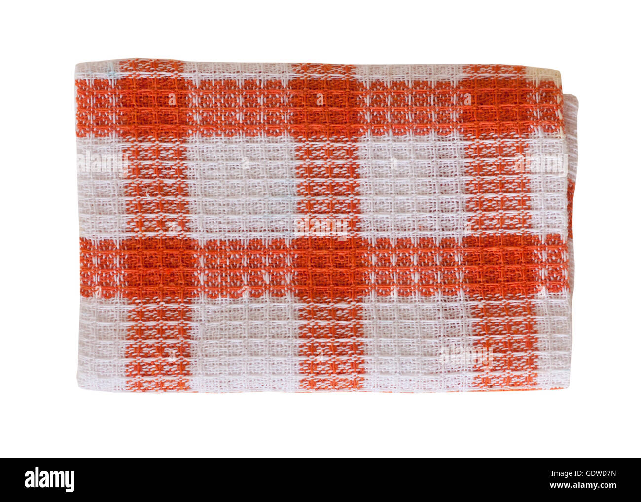 Table napkin isolated against a white background Stock Photo - Alamy