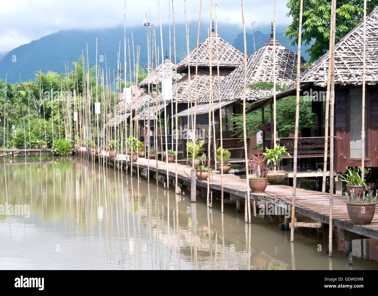 view of Doo doi sua Resort and spa Stock Photo - Alamy