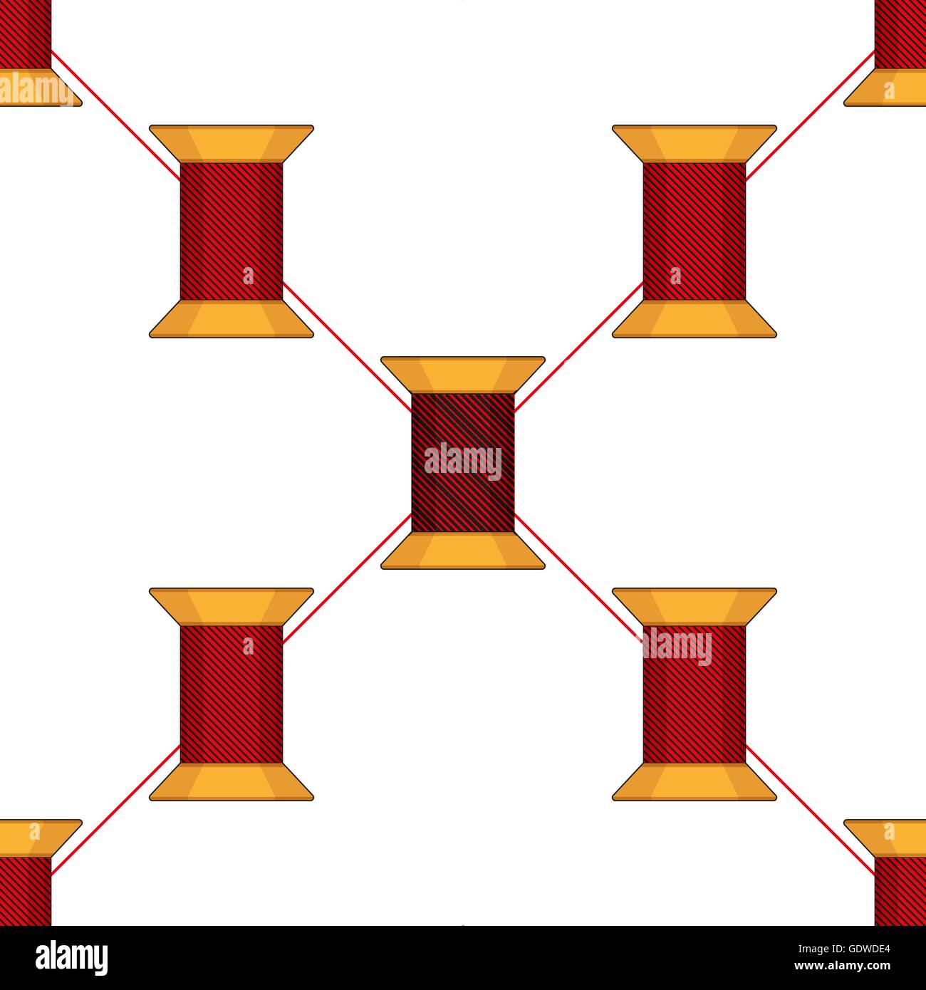 Spool of thread texture seamless pattern Stock Vector Image & Art - Alamy