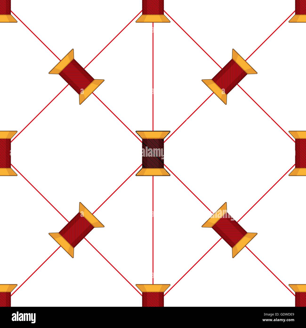 Spool of thread texture seamless pattern Stock Vector Image & Art - Alamy