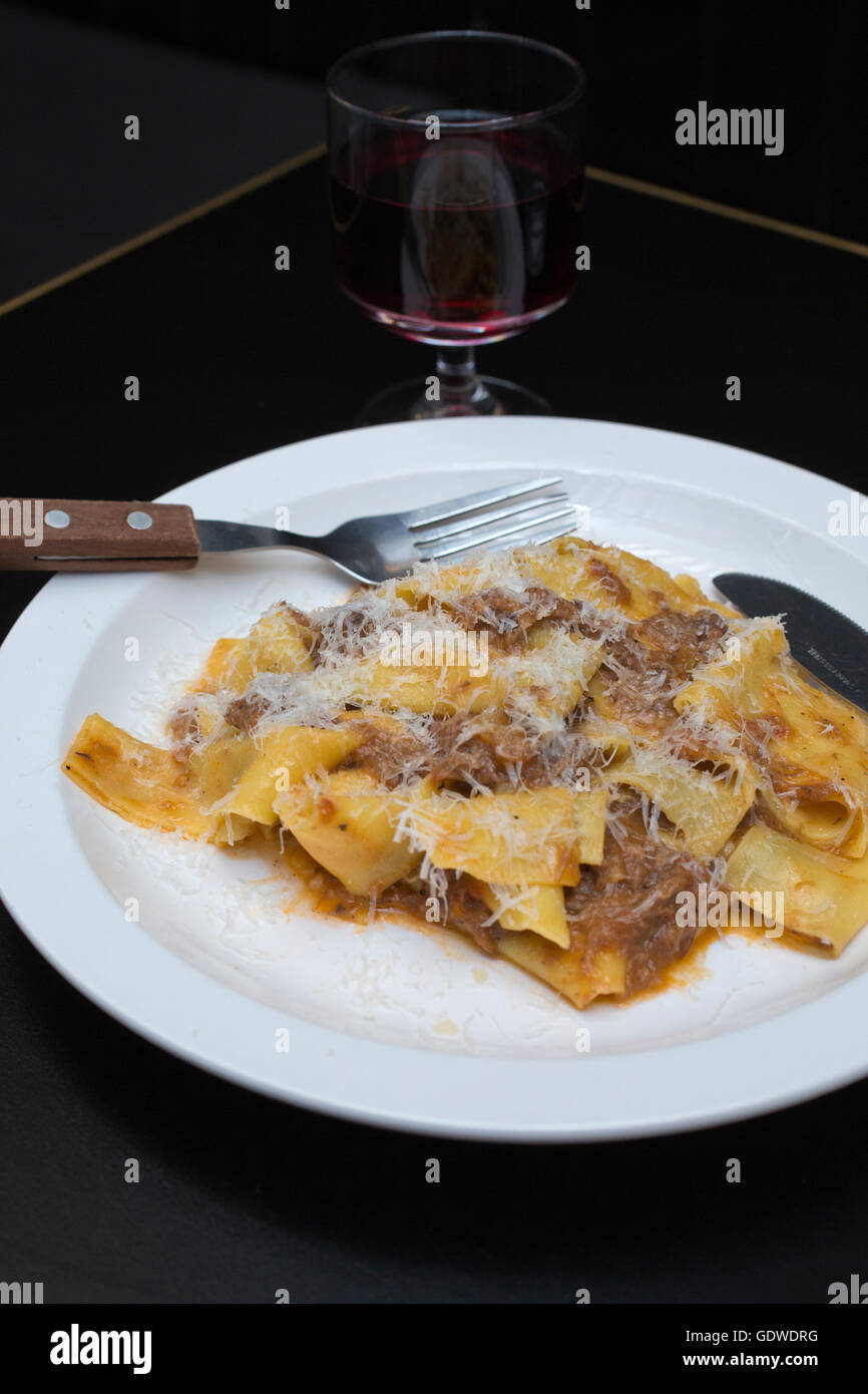 Pappardelle with eight-hour Dexter beef shin ragu at Padella, stylish ...