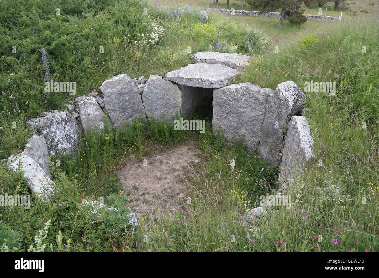 Neolithic. Passage grave. Dolmen of Moreco. 3200 a.C. Las Merindades ...