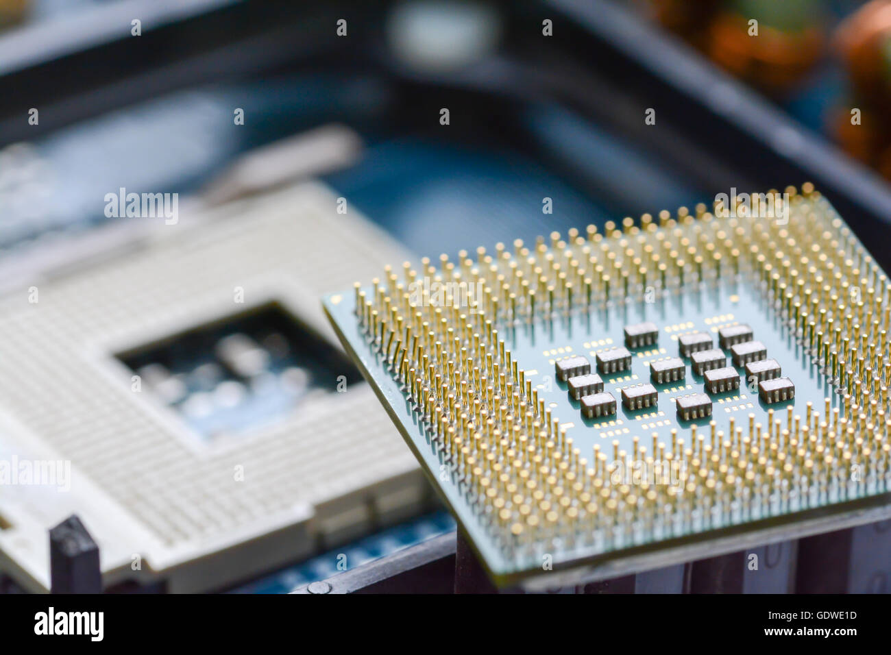 Close up computer processor cpu hi-res stock photography and images - Alamy