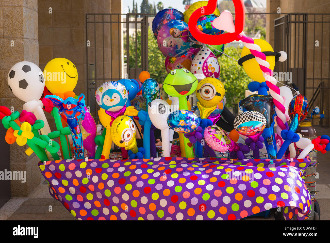 Israel Jerusalem City Center Centre Mamilla Mall bright colourful ...