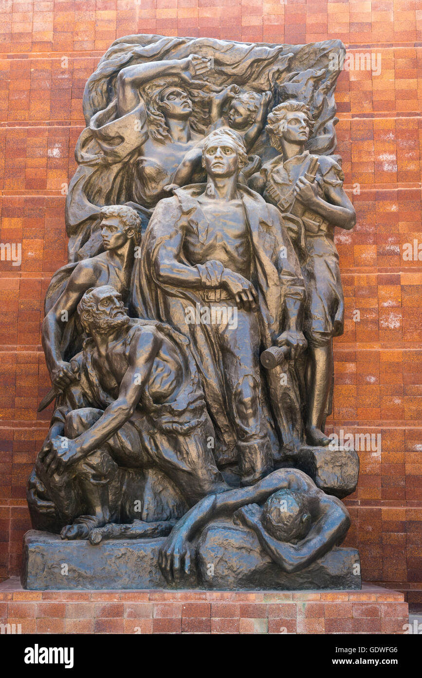 Israel Jerusalem Mount Herzl Yad Vashem statue by Natan J Rapoport 1947 ...