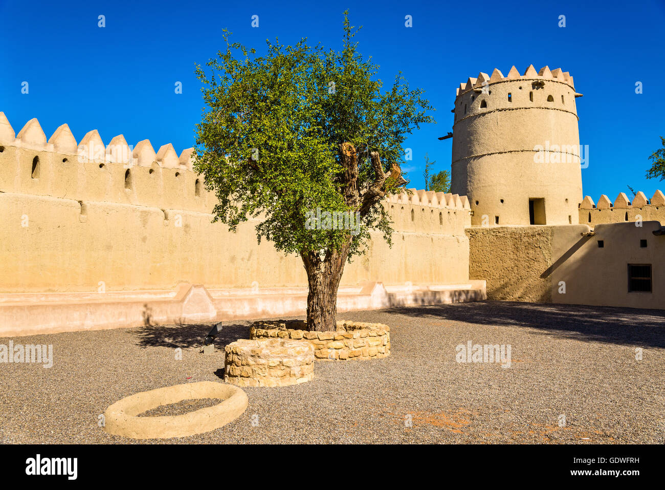 Sheikh Sultan bin Zayed Al Nahyan Fort in Al Ain - UAE Stock Photo - Alamy