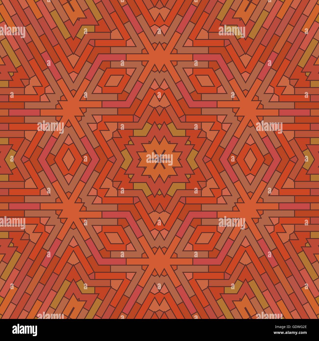 Ornamental brickwork Stock Vector Images - Alamy