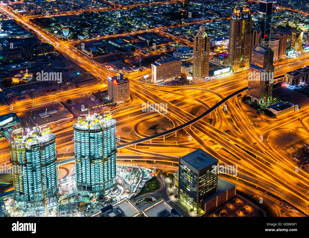 Sheikh Zayed Road And Interchanges Dubai