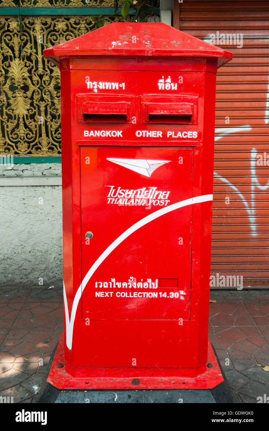 the Thailand Post in Banglaphu in the city of Bangkok in Thailand in ...