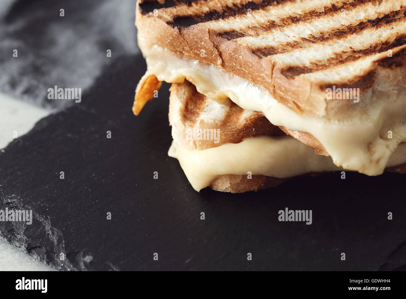 Grilled cheddar cheese toast cooked melted bread food snack hi-res ...
