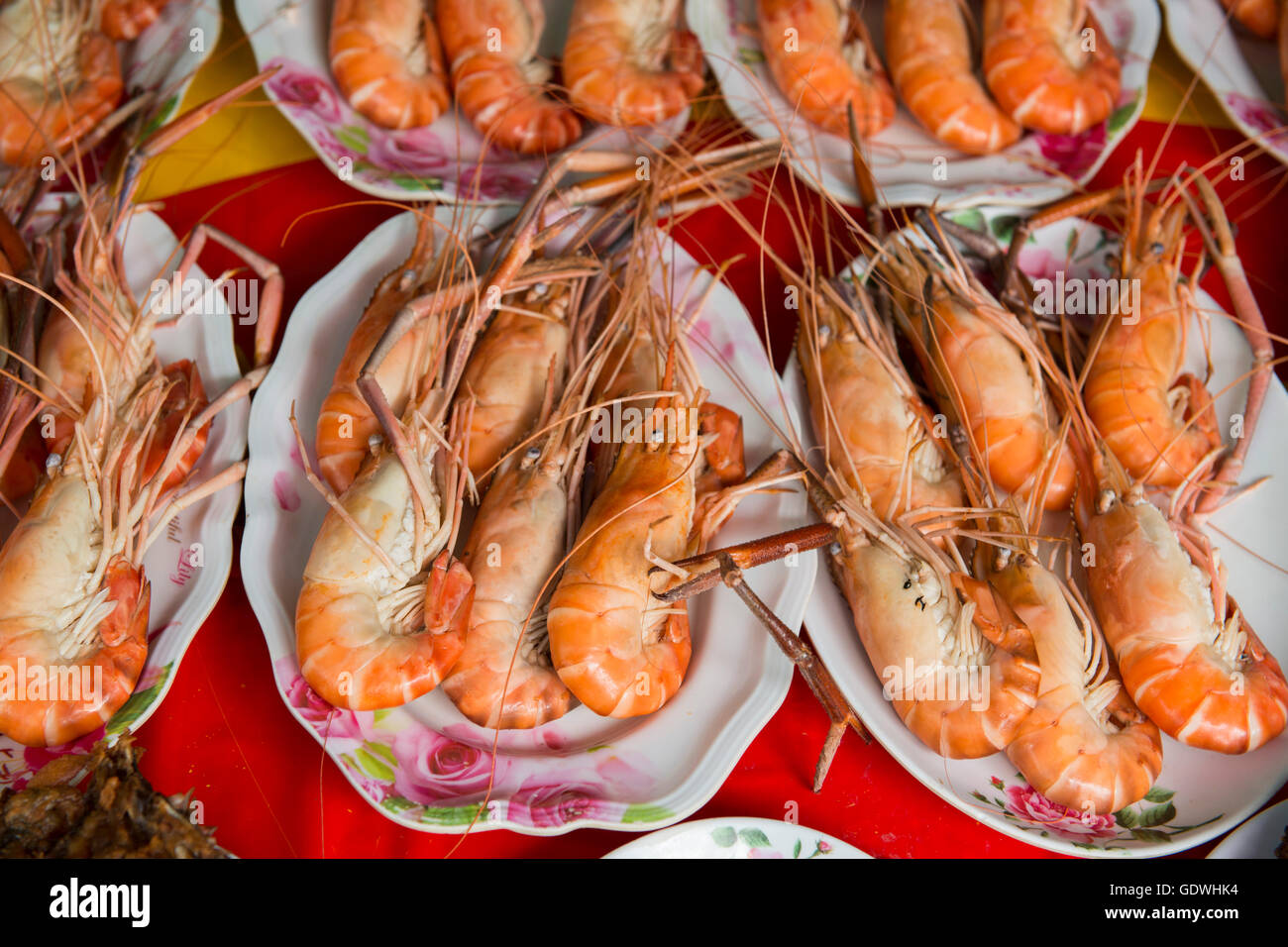 Thai Streetfood in a restaurant at the Chatuchak Weekend Market in the ...
