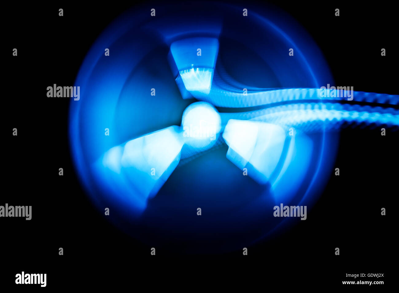 Sound waves in the dark Stock Photo - Alamy