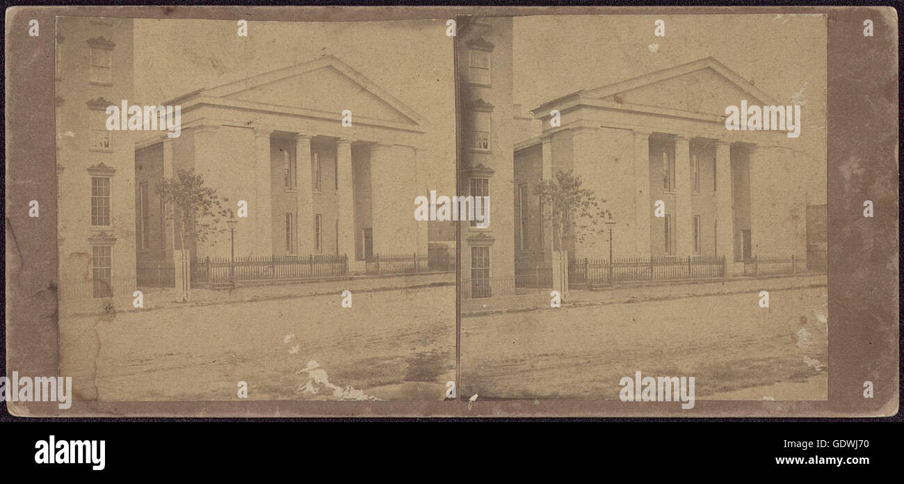 This undated photograph shows the exterior of Willard Hall, a historic ...