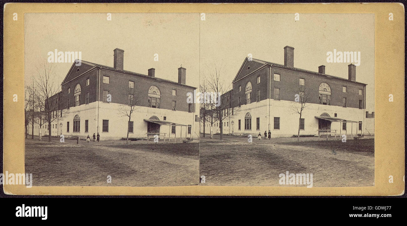 The Old Capitol Prison, built in Washington D.C. in 1815, served as a ...