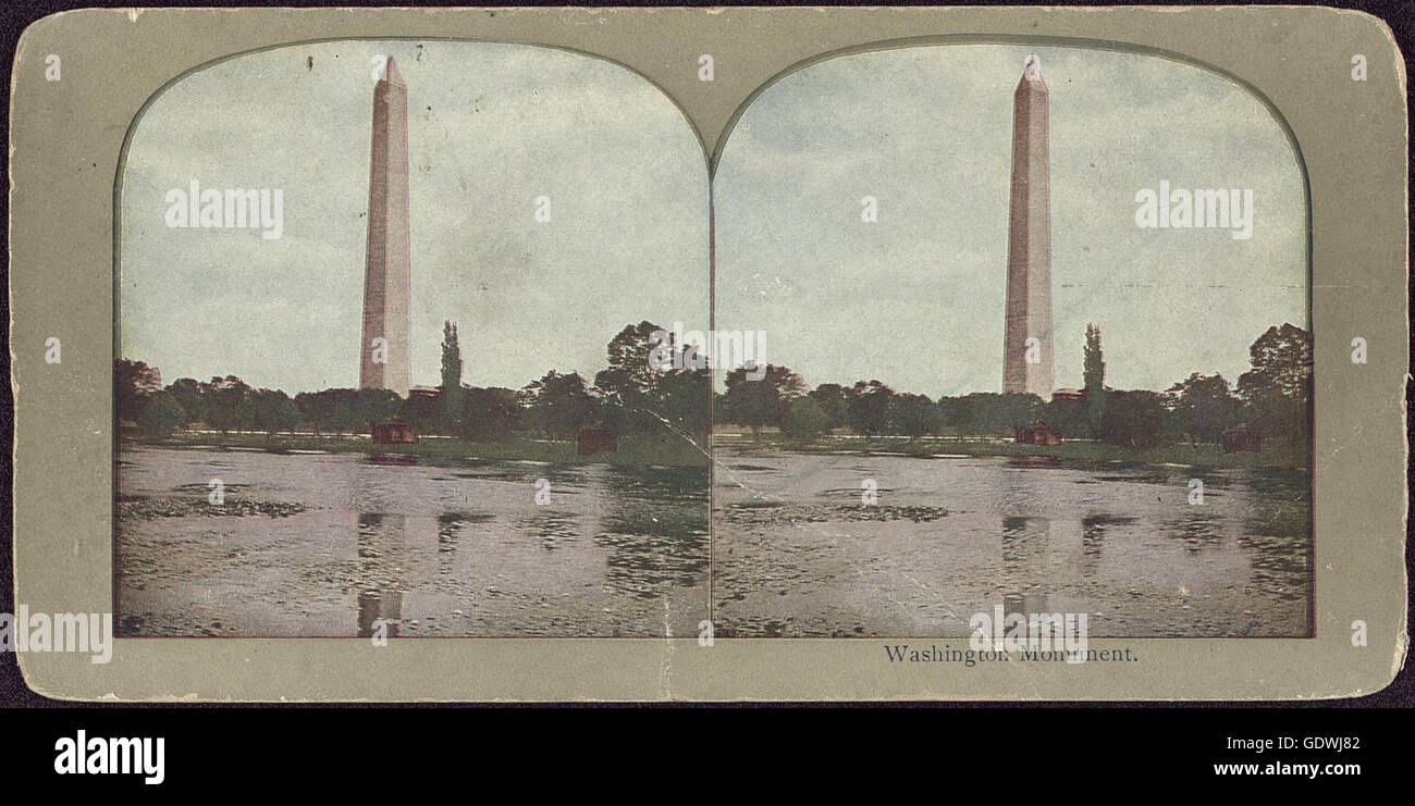 Washington Monument, after 1880 Stock Photo - Alamy