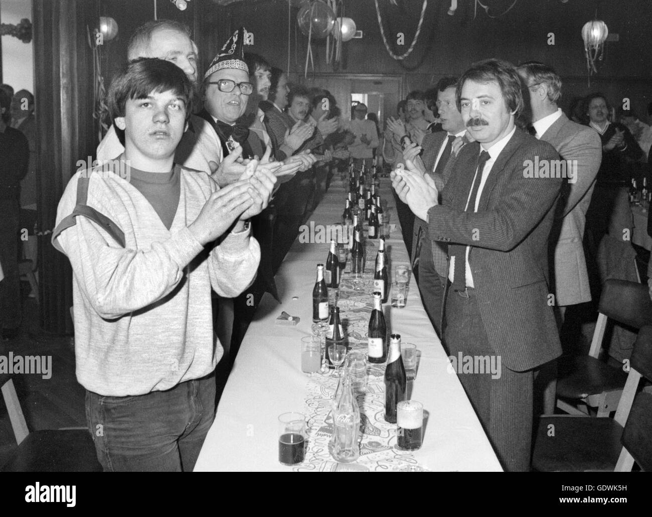 Assembly event Black and White Stock Photos & Images - Alamy