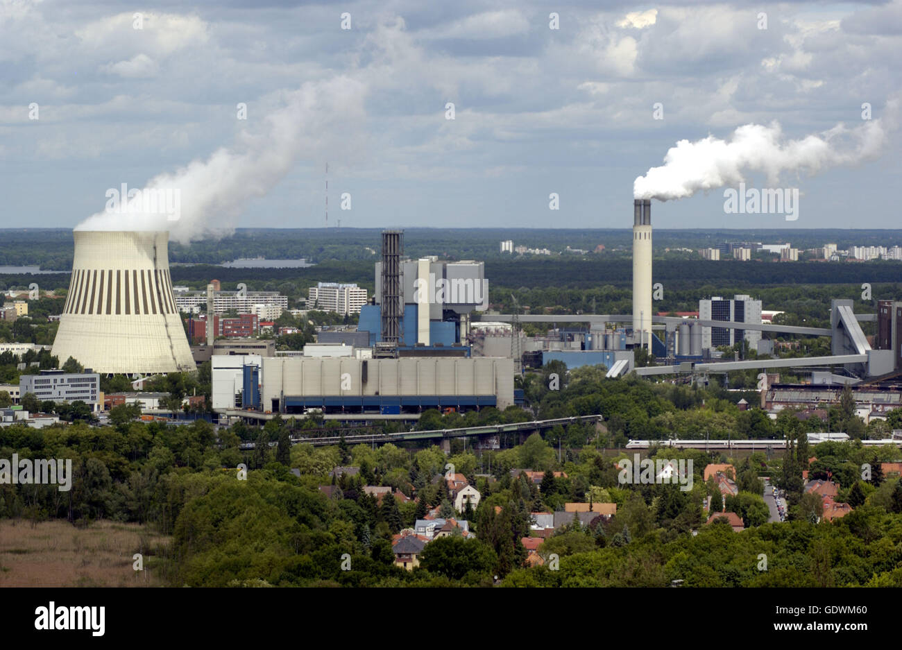 Reuter West Power Plant Stock Photo - Alamy