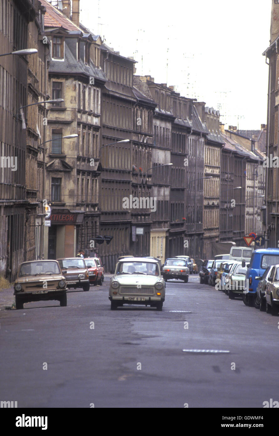 Street scene in old leipzig hi-res stock photography and images - Alamy