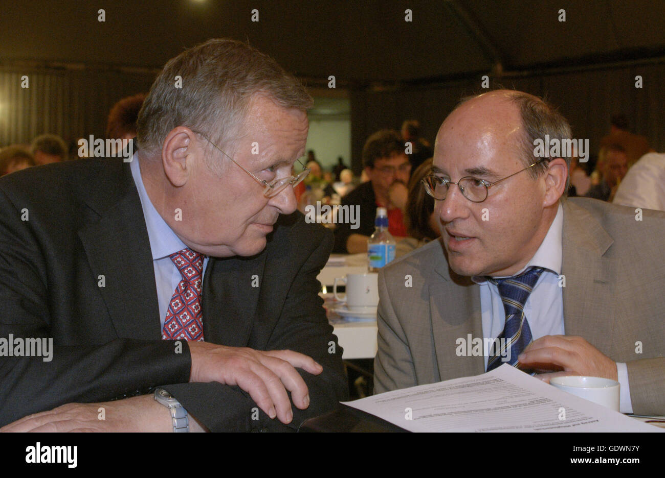 Bisky and Gysi Stock Photo - Alamy