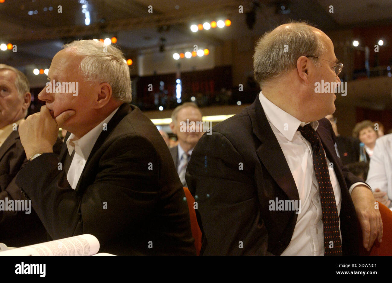 Lafontaine and Gysi Stock Photo - Alamy