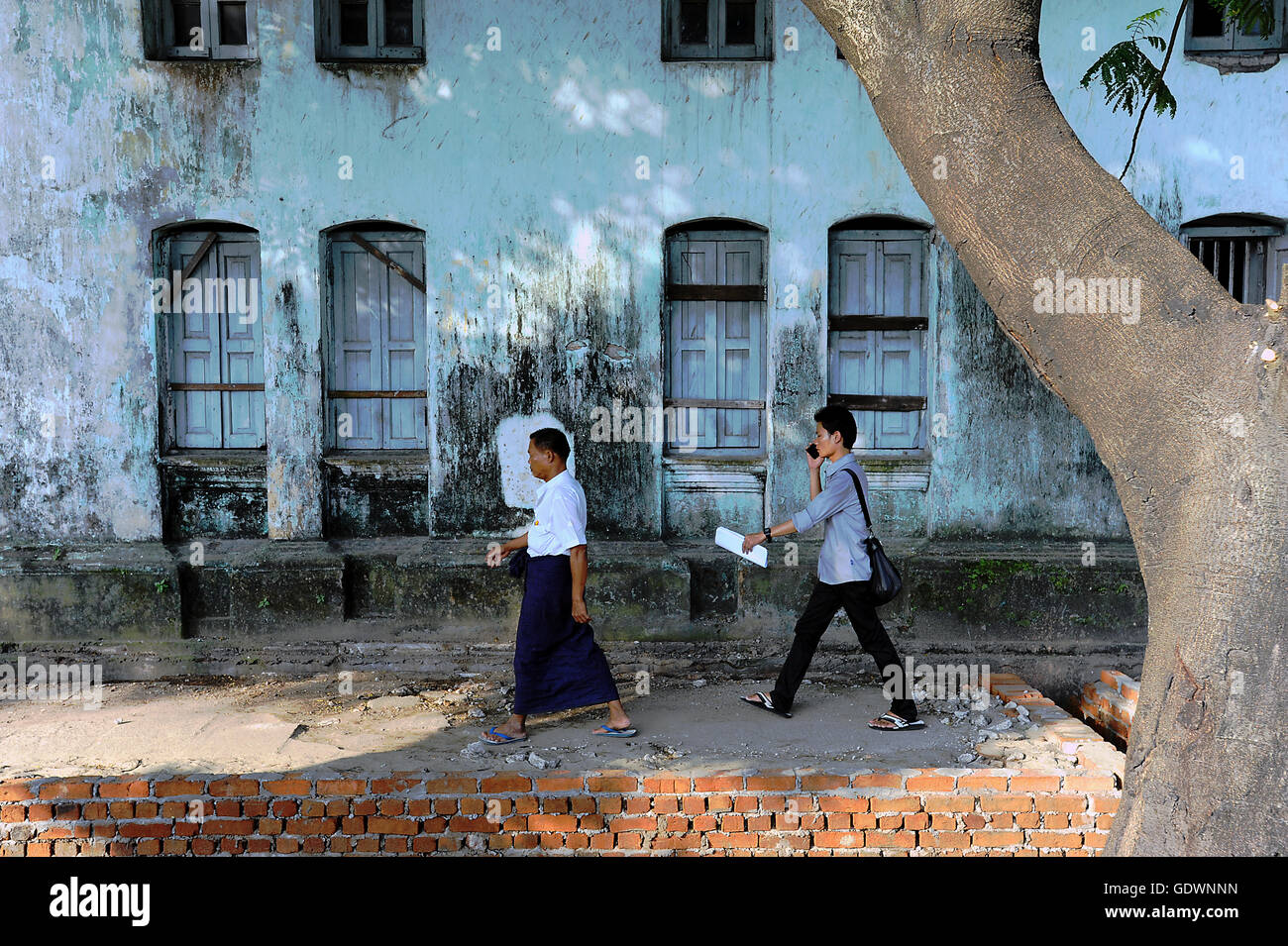Building on Strand Road Stock Photo - Alamy