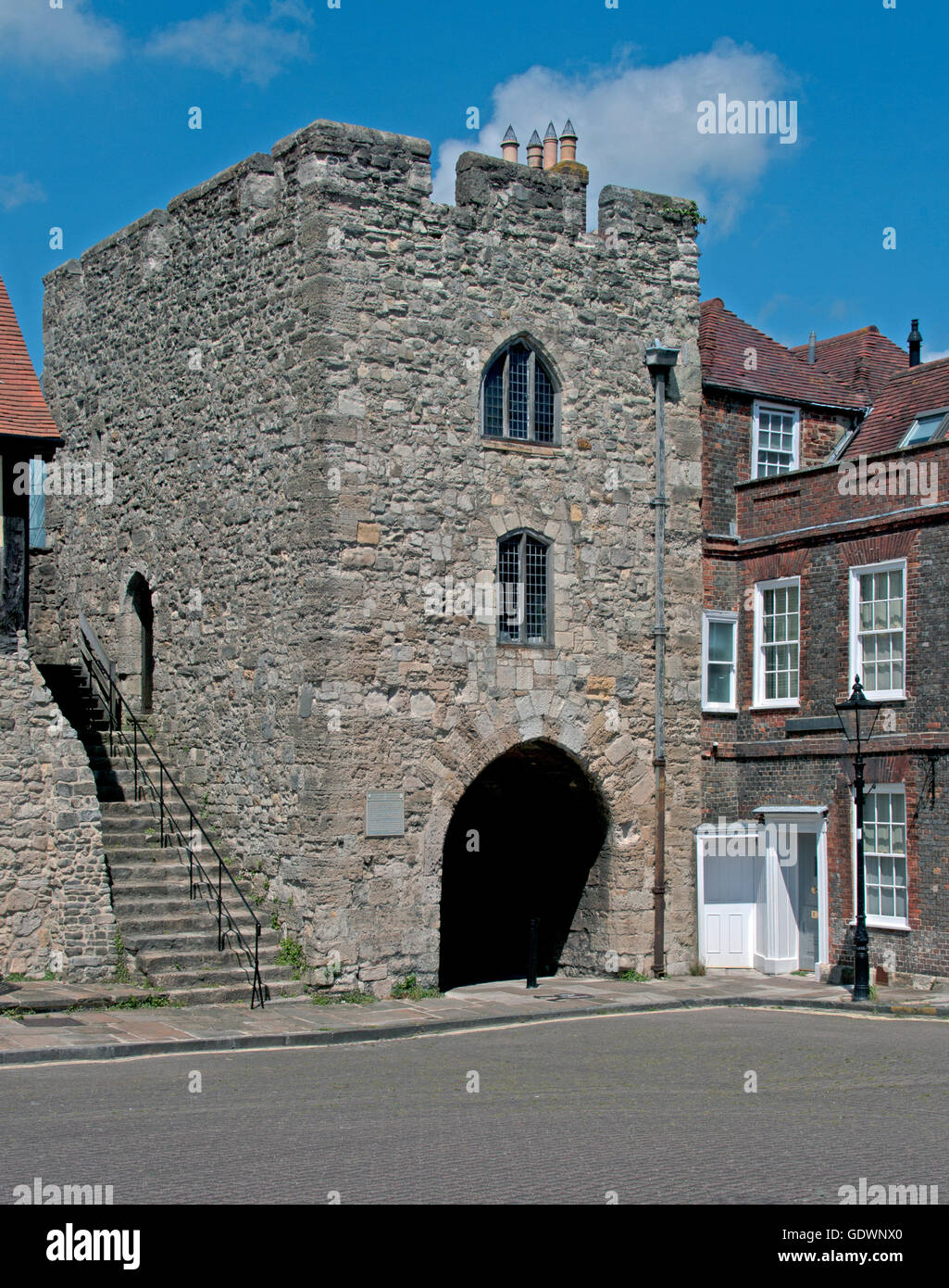 Southampton, City West Wall Gate Hampshire England Stock Photo - Alamy