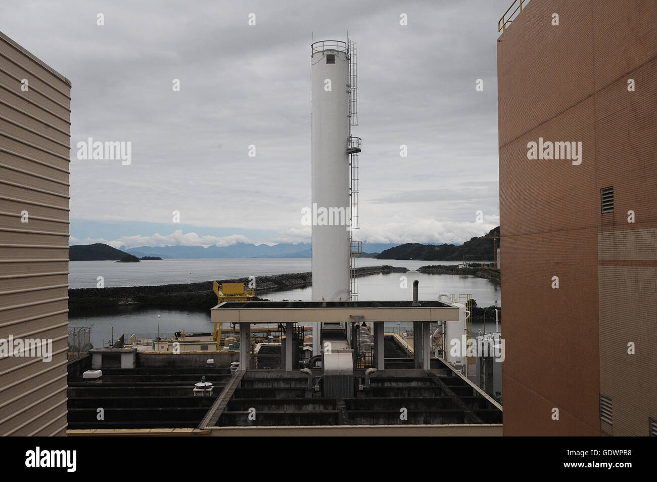 Nuclear energy center Stock Photo - Alamy