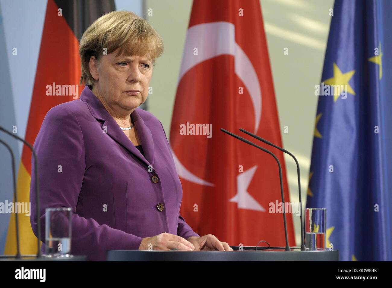 Chancellor and chairwoman of the cdu flags hi-res stock photography and ...