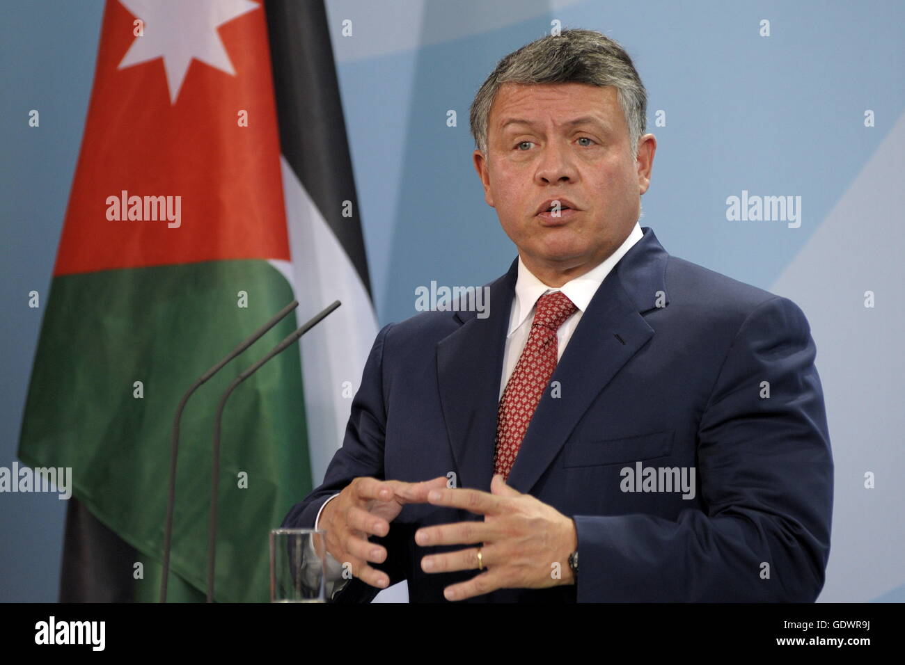 Abdullah II Ibn Al Hussein Stock Photo - Alamy