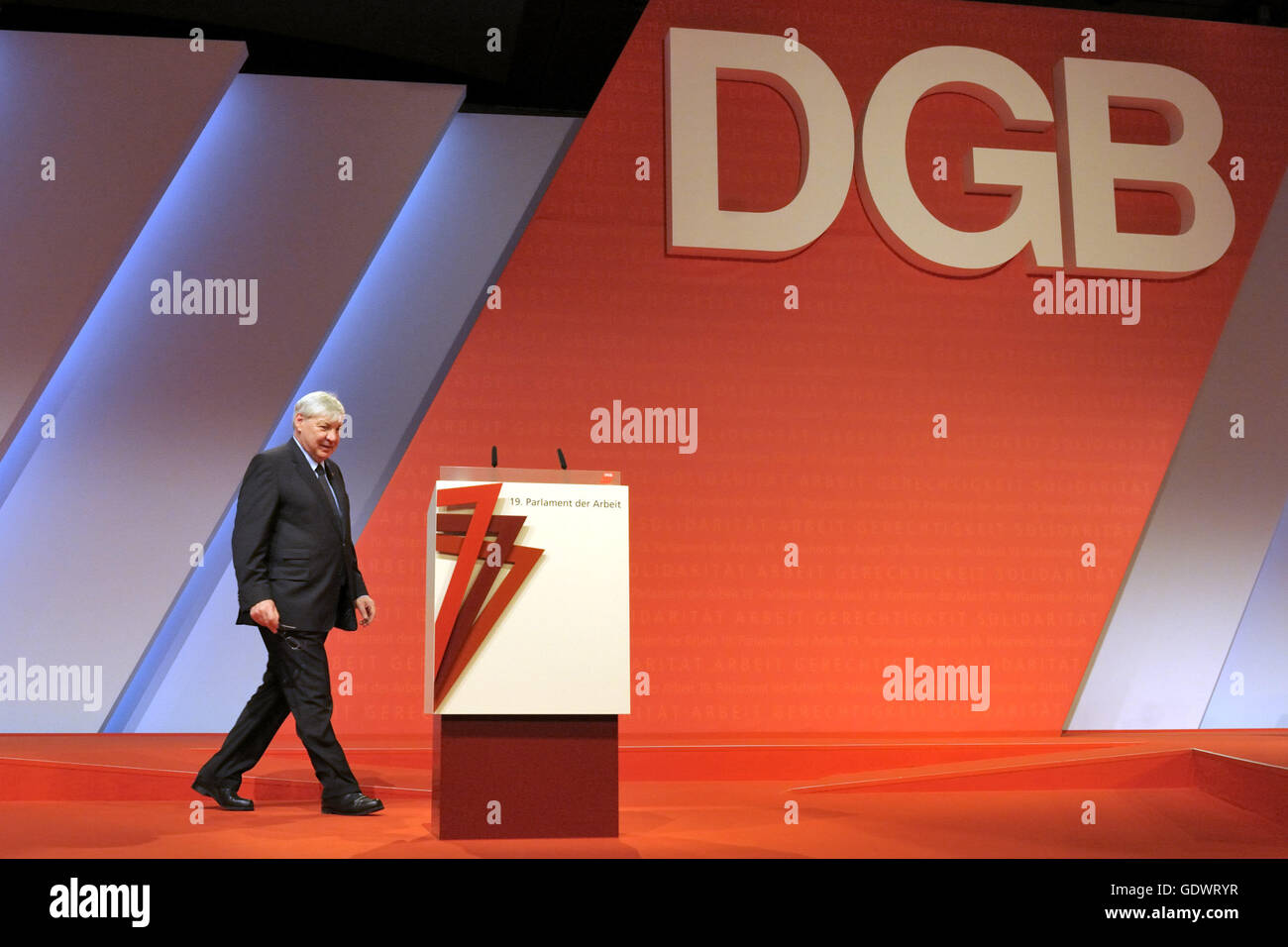 The 19th Federal Congress of DGB Stock Photo - Alamy