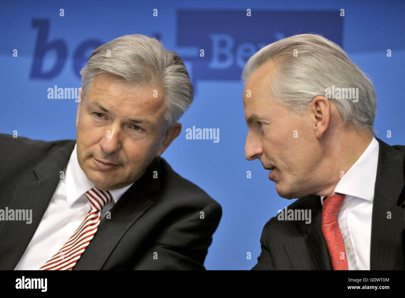 Wowereit and Ischler Stock Photo - Alamy