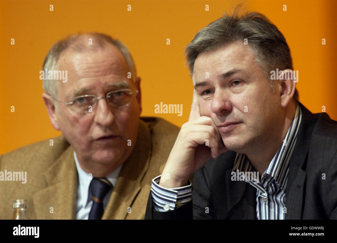 Boeger and Wowereit Stock Photo - Alamy