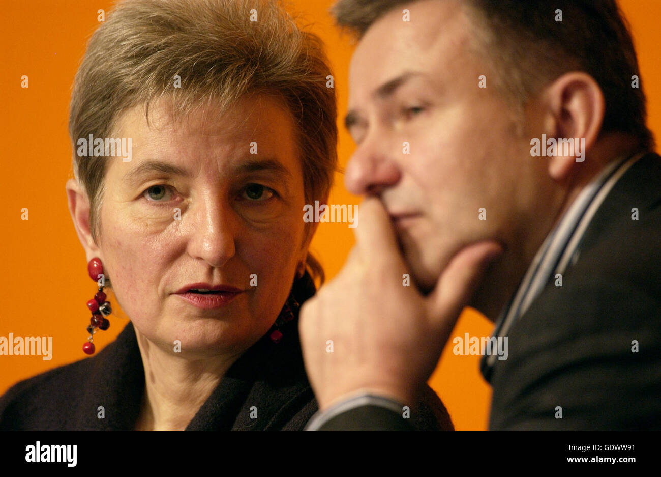 Fugmann-Heesing and Wowereit Stock Photo - Alamy