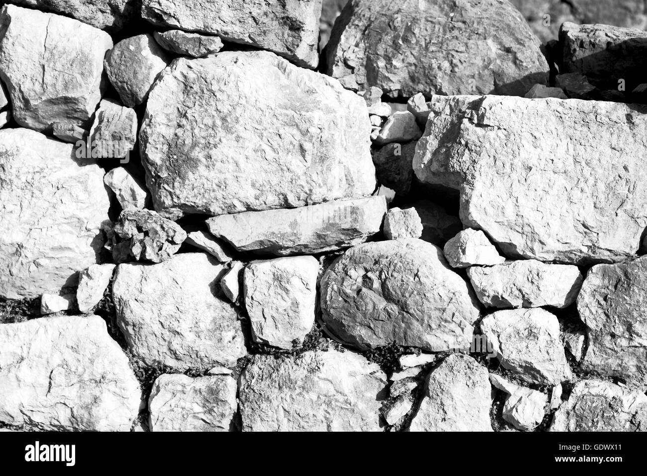 step brick in greece old wall and texture material the background Stock ...