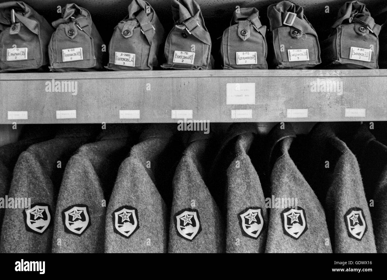 On the military training area of the CIS Armed Forces in Altengrabow ...