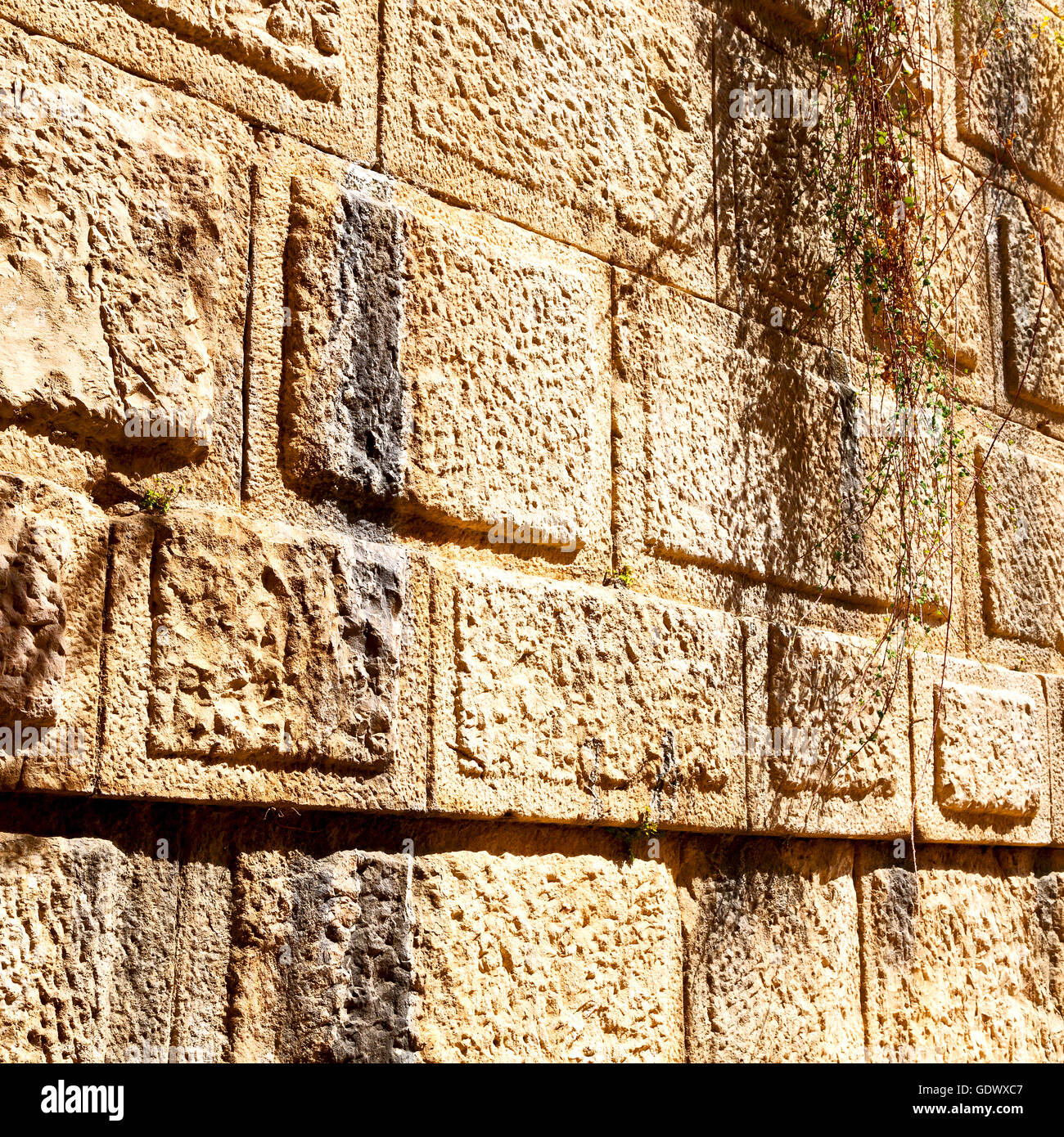 step brick in greece old wall and texture material the background Stock ...