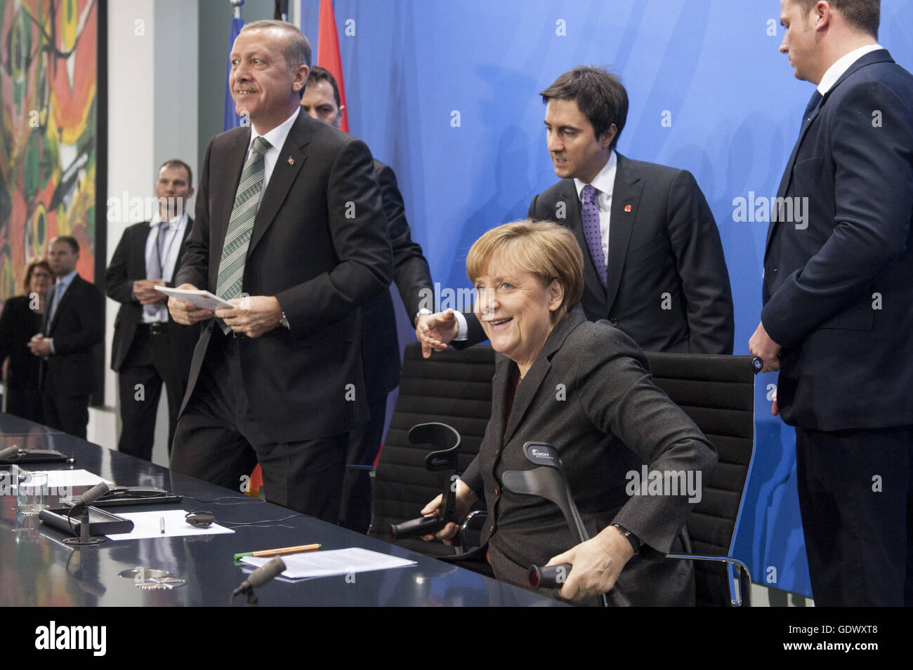 Recep Erdogan Merkel High Resolution Stock Photography and Images - Alamy