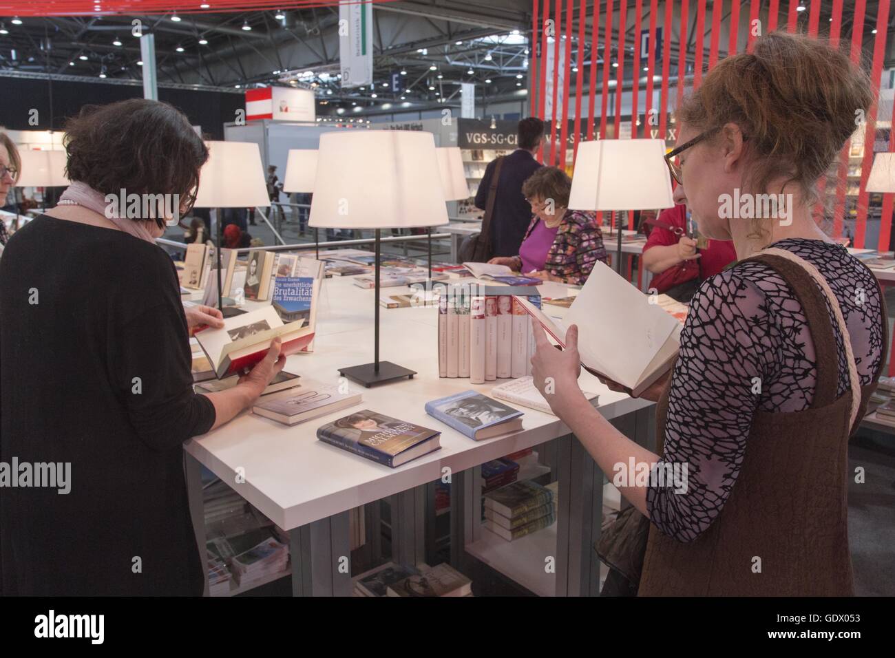 The Leipzig Book Fair Stock Photo - Alamy