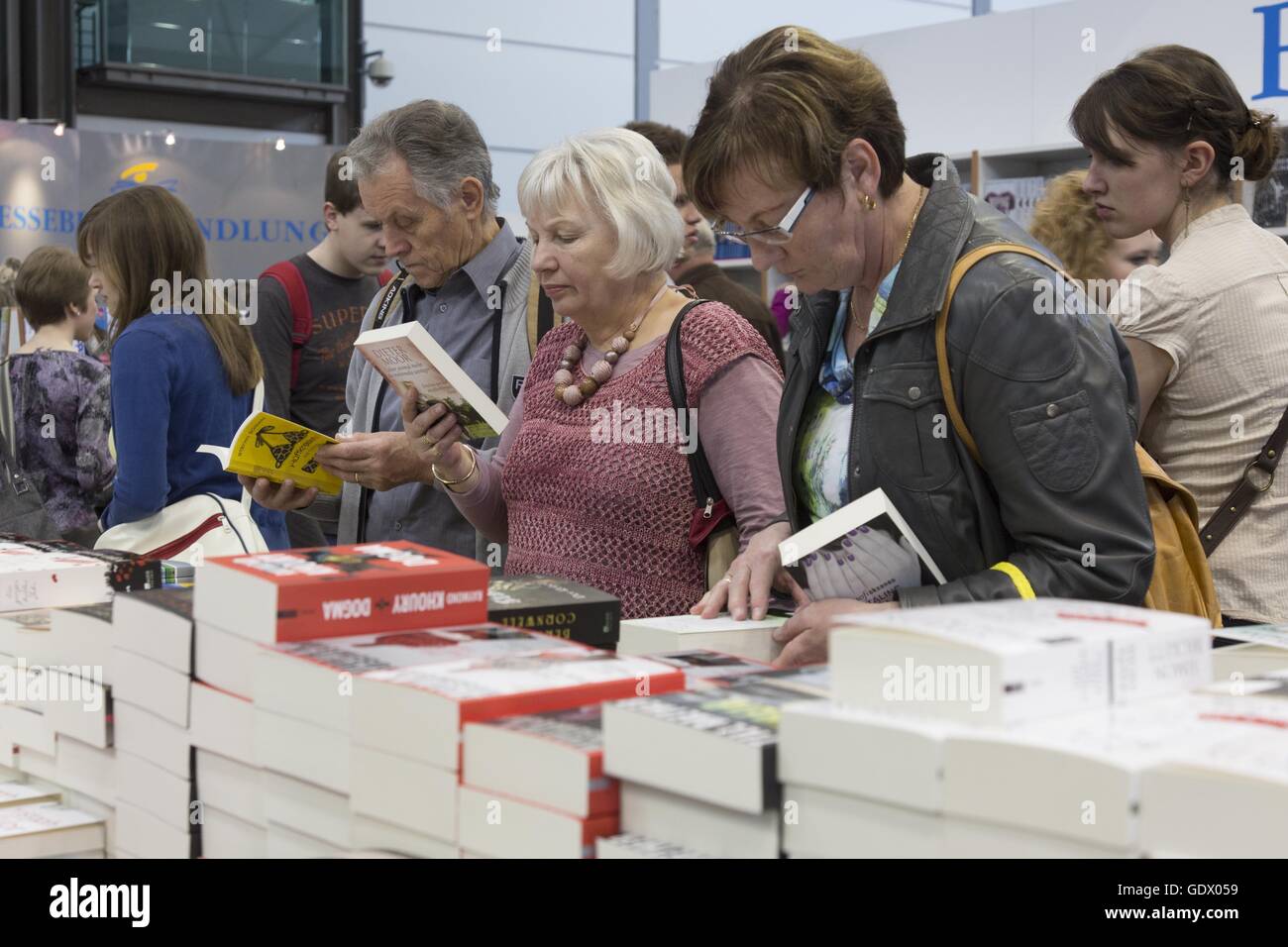 The Leipzig Book Fair Stock Photo - Alamy