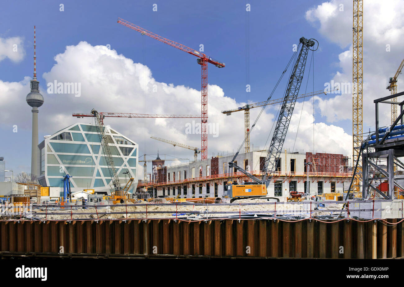 Berlin palace reconstruction hi-res stock photography and images - Alamy