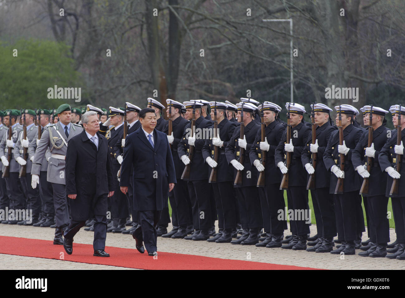 Gauck and Xi Stock Photo - Alamy