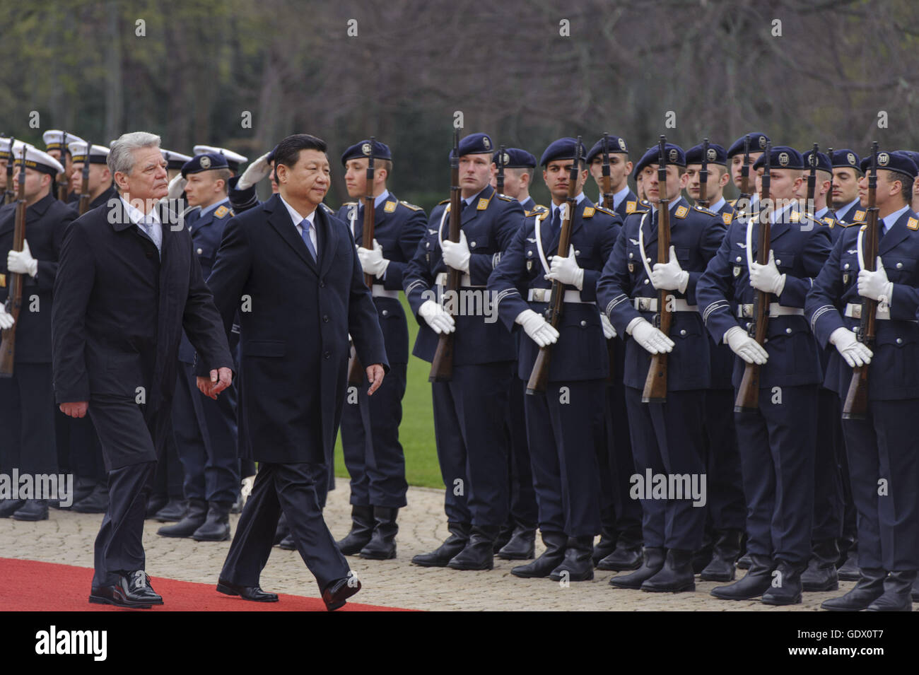 Gauck and Xi Stock Photo - Alamy