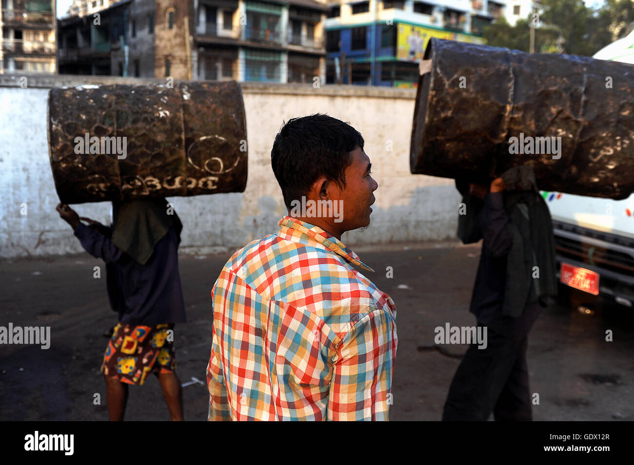 Shoulder barge hi-res stock photography and images - Alamy