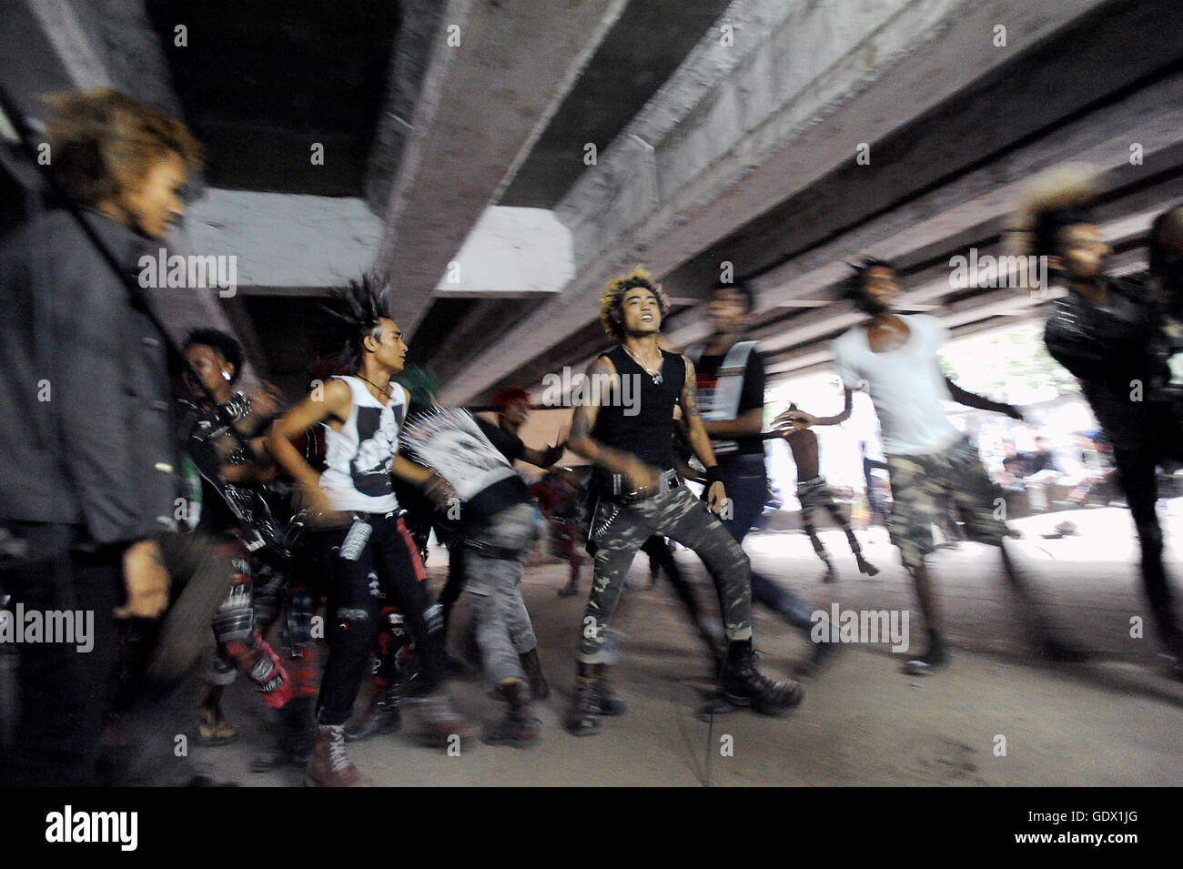 Punks in Yangon Stock Photo - Alamy