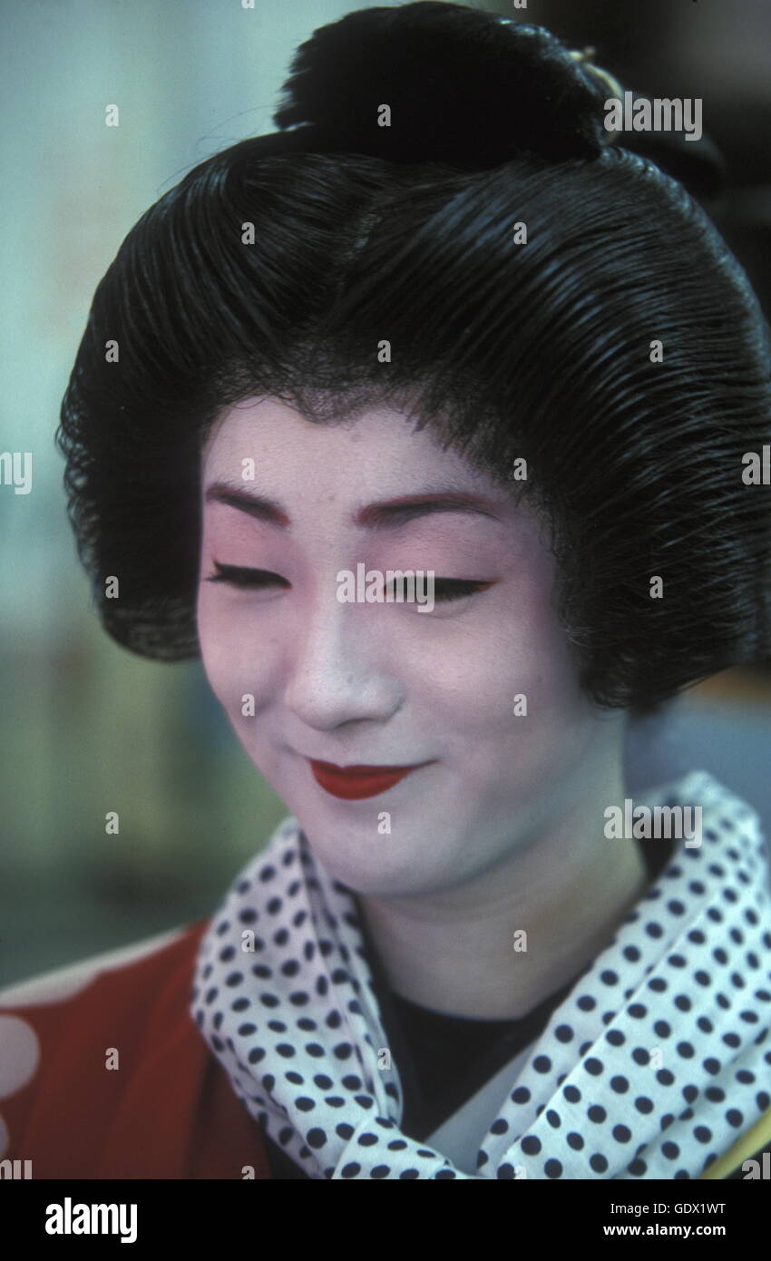 a Gaisha at the big Edo Festival at the Kanda-Matsuri Temple in the ...