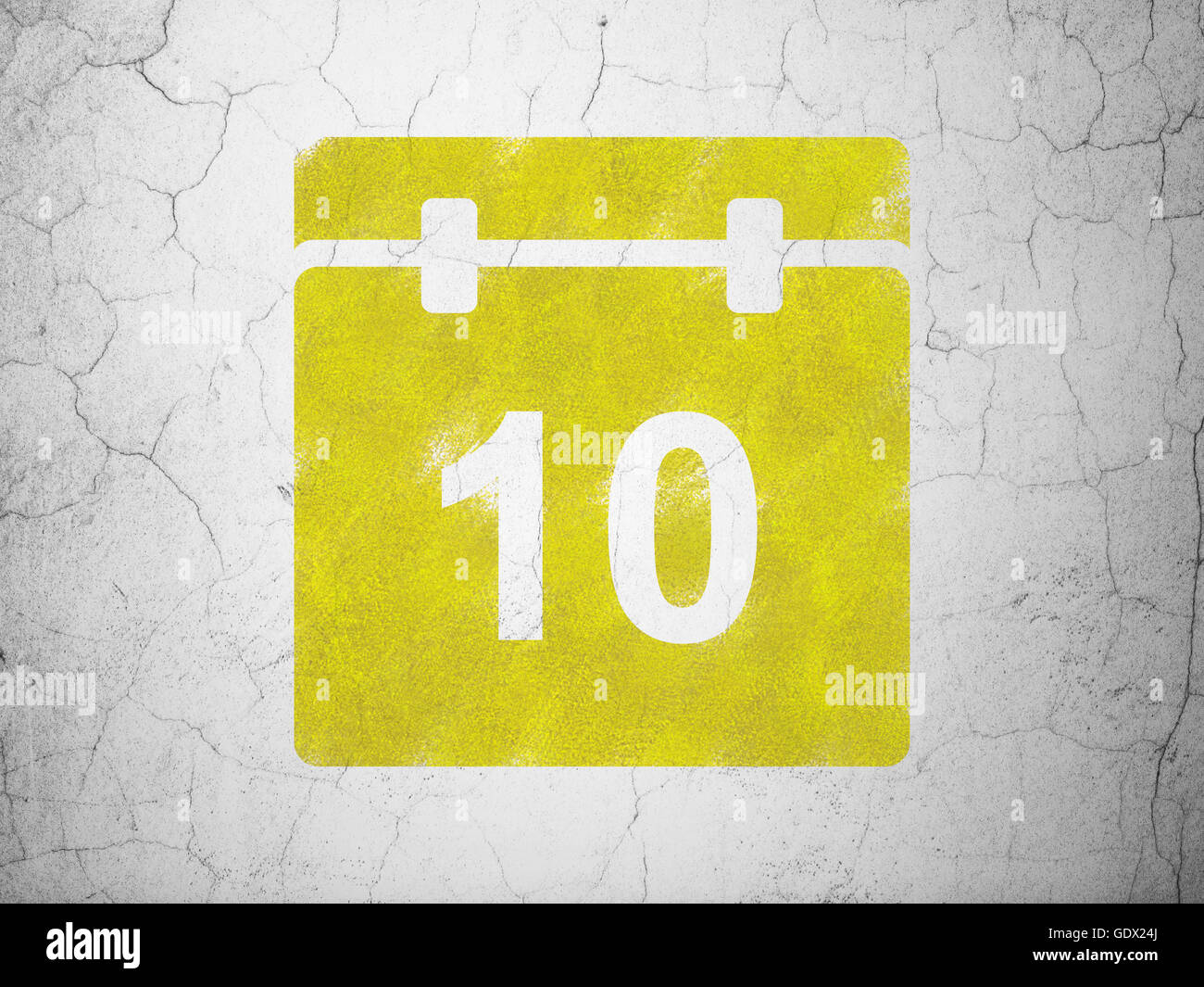 Timeline concept: Calendar on wall background Stock Photo - Alamy