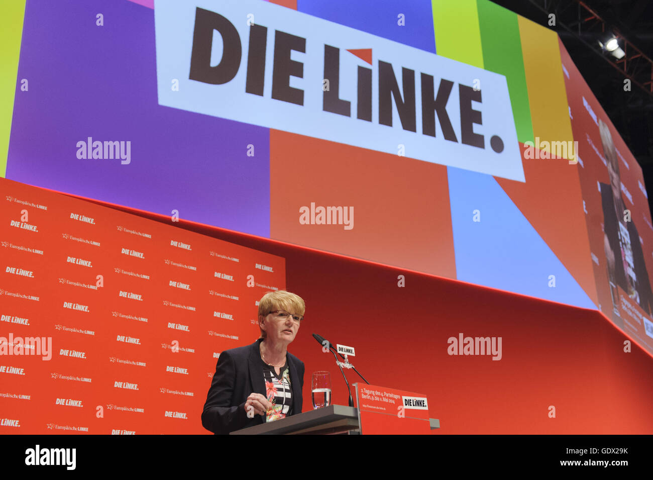Portrait of Gabi Zimmer in Berlin, Germany, 2014 Stock Photo - Alamy