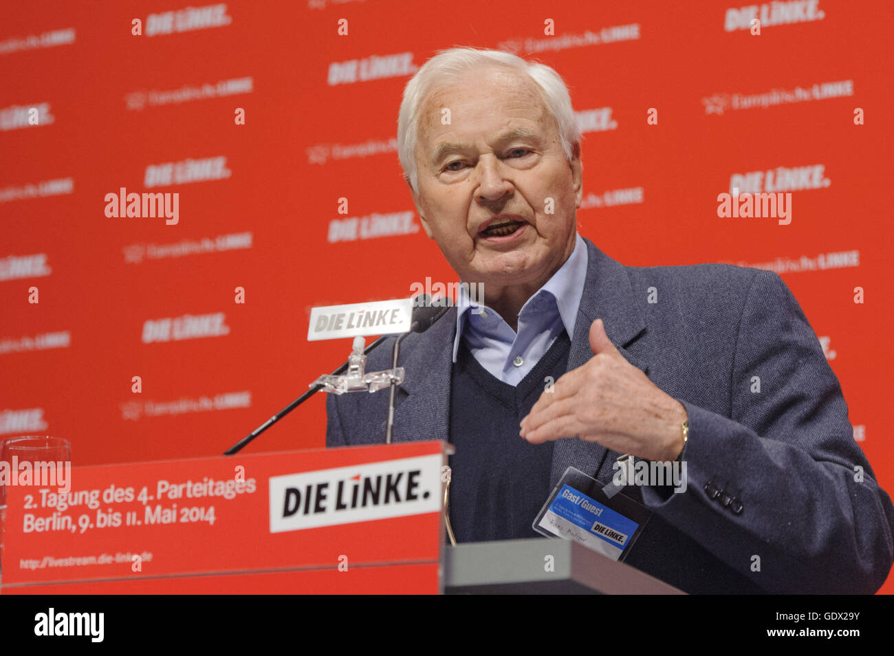 Portrait of Hans Modrow in Berlin, Germany, 2014 Stock Photo - Alamy